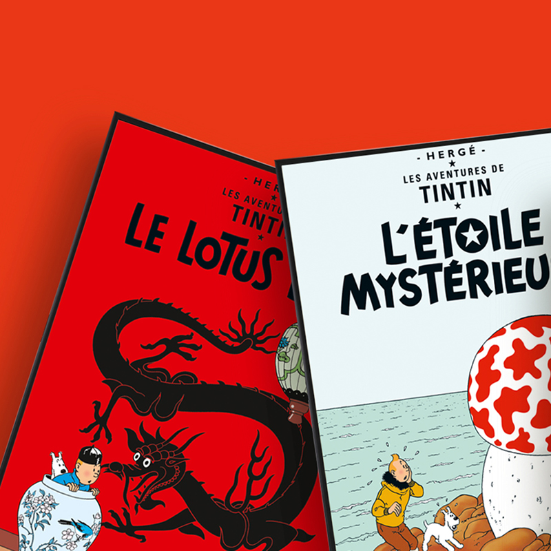 Tintin Poster - Book Cover Posters