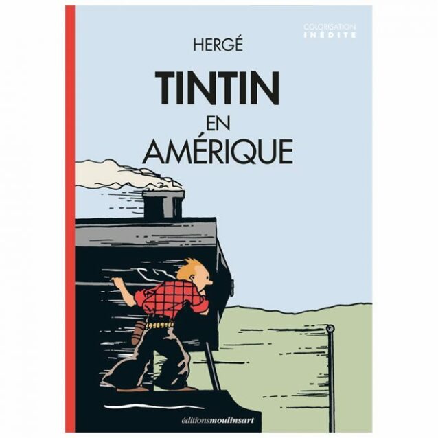 Tintin Taking Tea Poster - The Tintin Shop UK