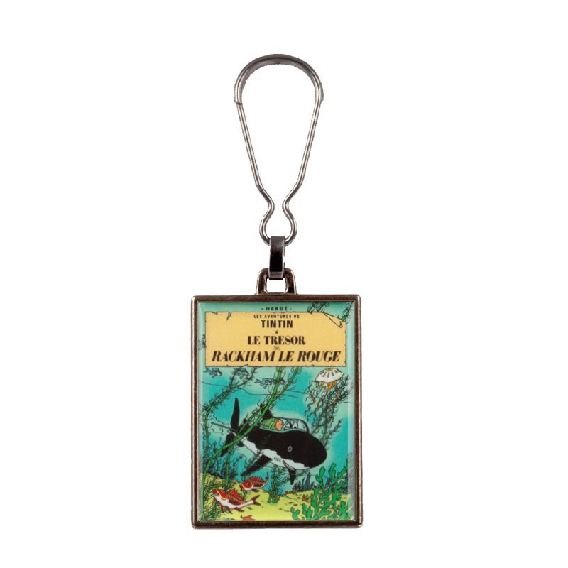 Red Rackham's Treasure Cover Keyring - The Tintin Shop UK